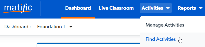Educators - Navigation – Matific Help
