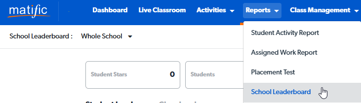 Educators - Navigation – Matific Help