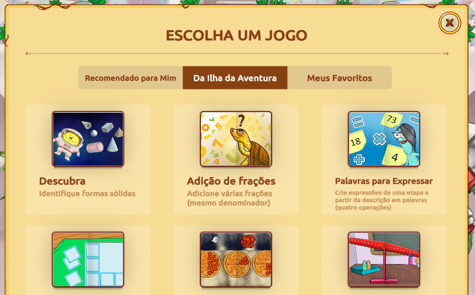 Matific Arena para Estudantes - Iniciar um jogo – Matific Help Brazil
