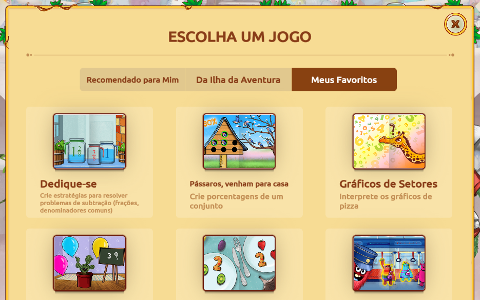 Matific Arena para Estudantes - Iniciar um jogo – Matific Help Brazil
