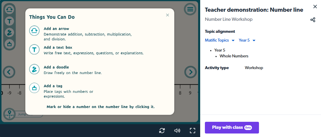 Workshops – Matific Help